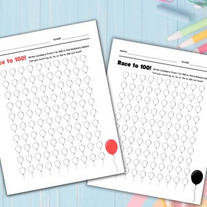 100th Day of School Printable Activities: Homeschool Classroom Game ...