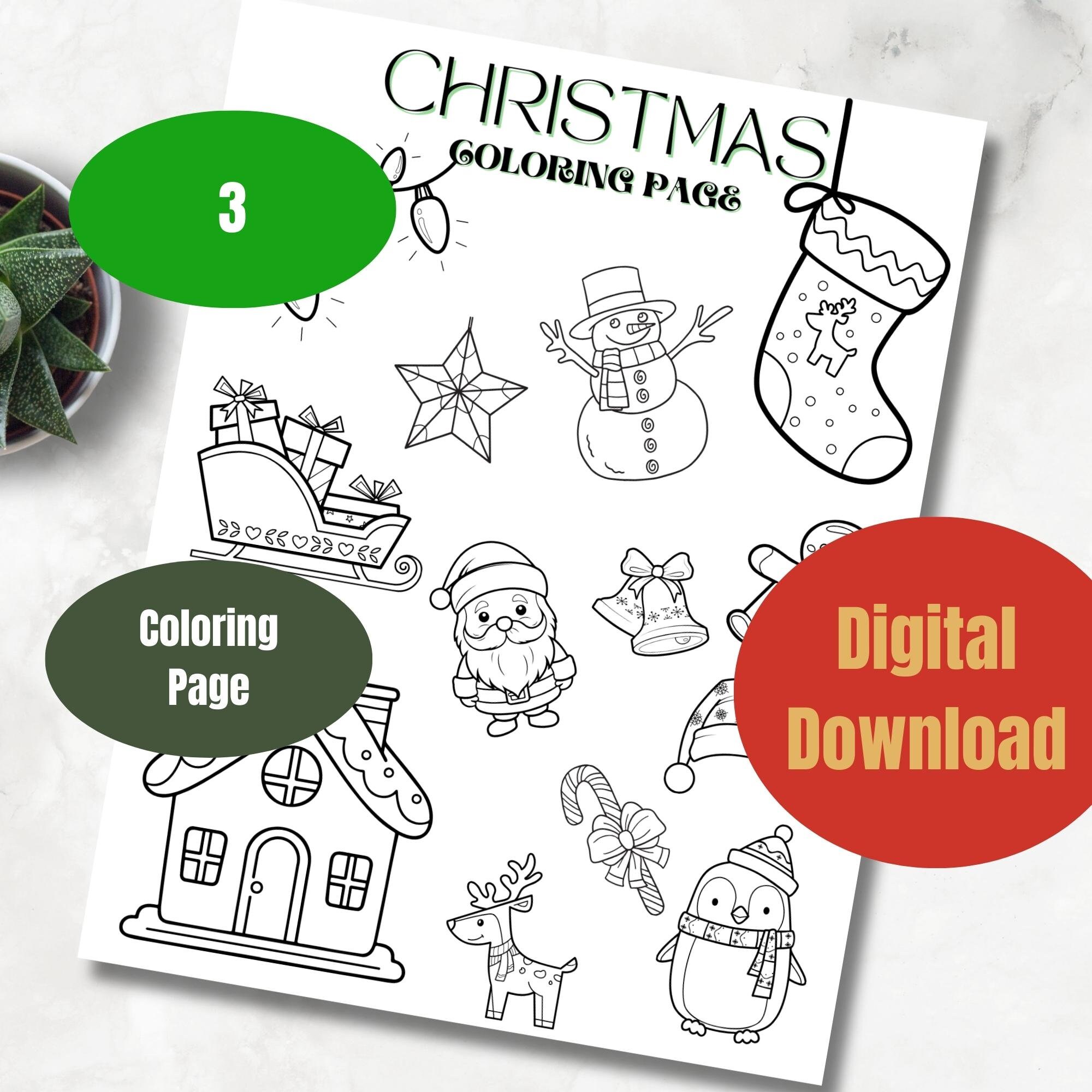 8 Printable Christmas Activities Christmas Activity Bundle - Etsy