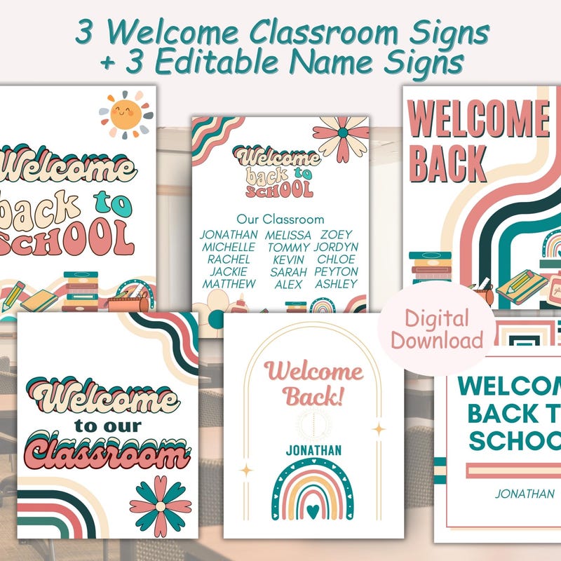 Classroom Welcome Sign - Etsy