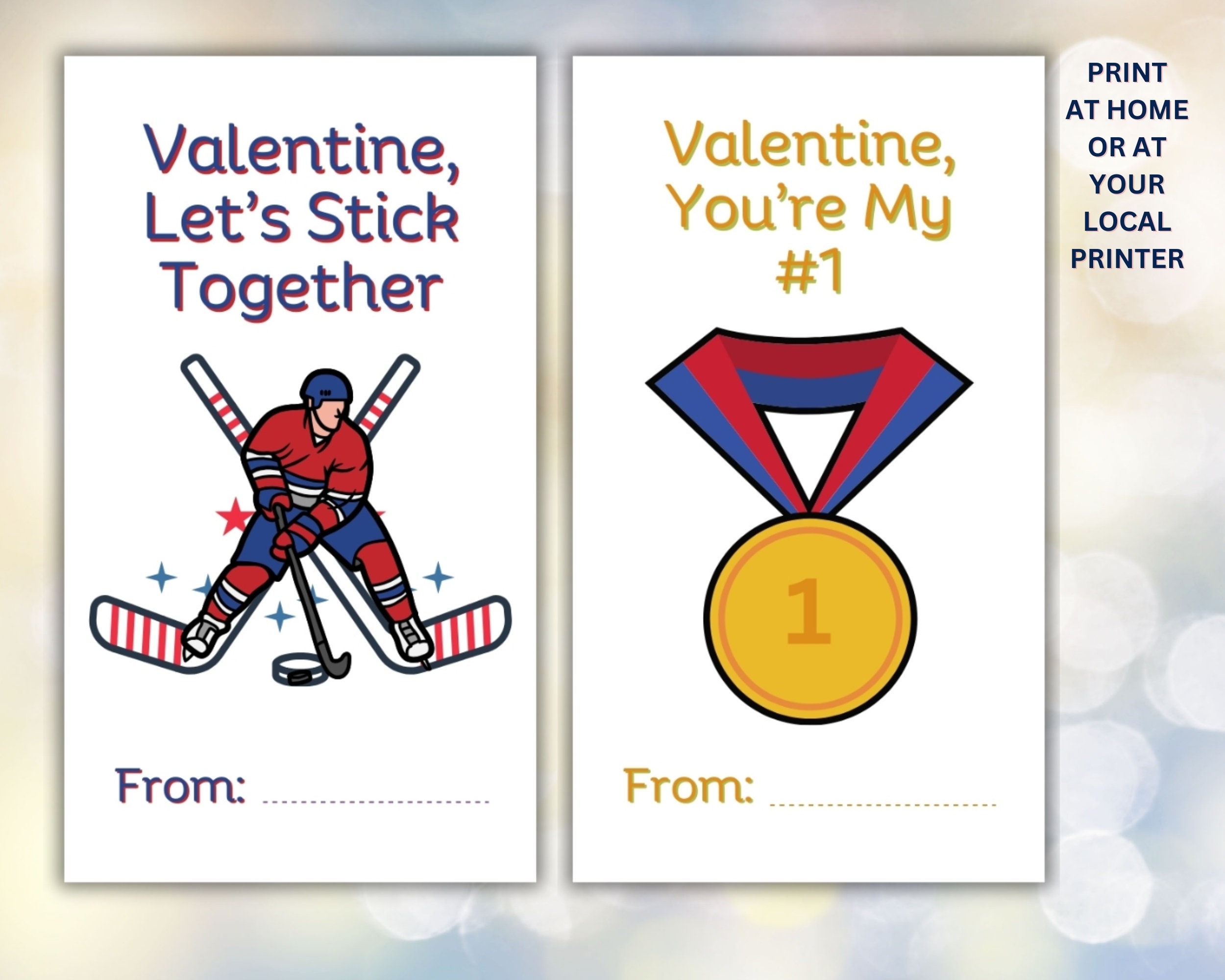 10 Valentine Cards for Kids, All Star Valentine Cards, Sports Valentine ...