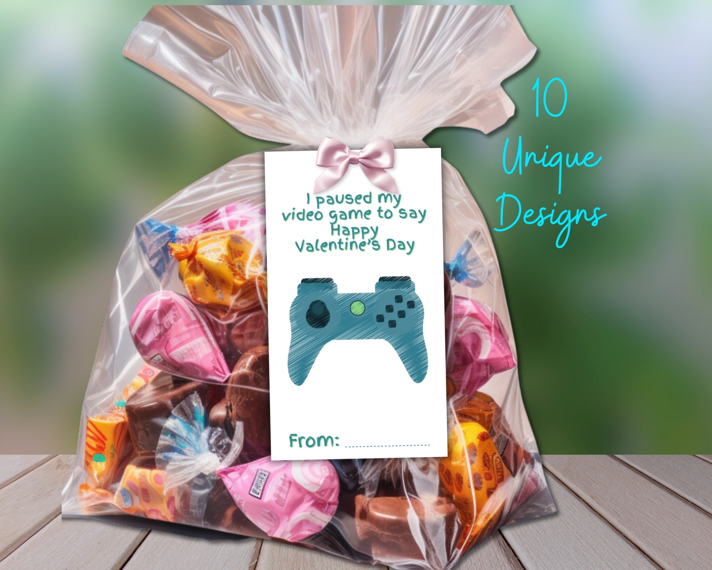 10 Gamer Valentine Cards, Valentine Exchange, Teacher Valentine Cards ...