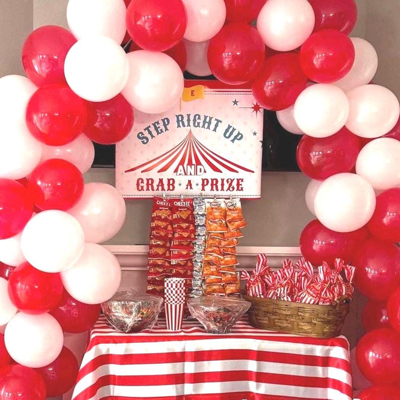 Carnival Prize Sign, Carnival Theme Party, Carnival Birthday, Happy ...