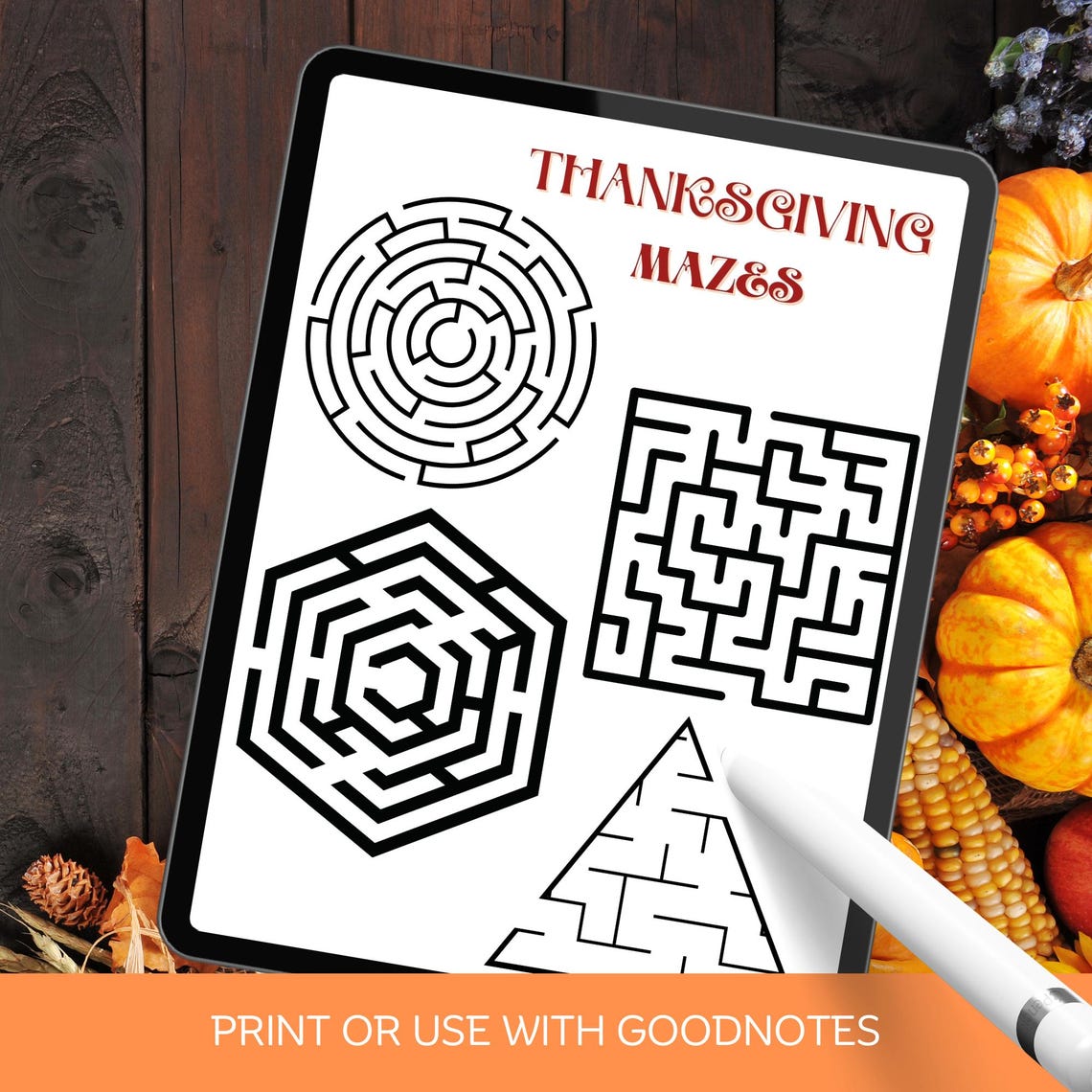 4 Pack Thanksgiving Game Bundle, Thanksgiving Printable, Digital ...