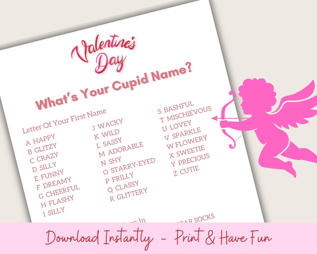 Valentine's Day Printable Games, Valentines Day Class Party Games ...