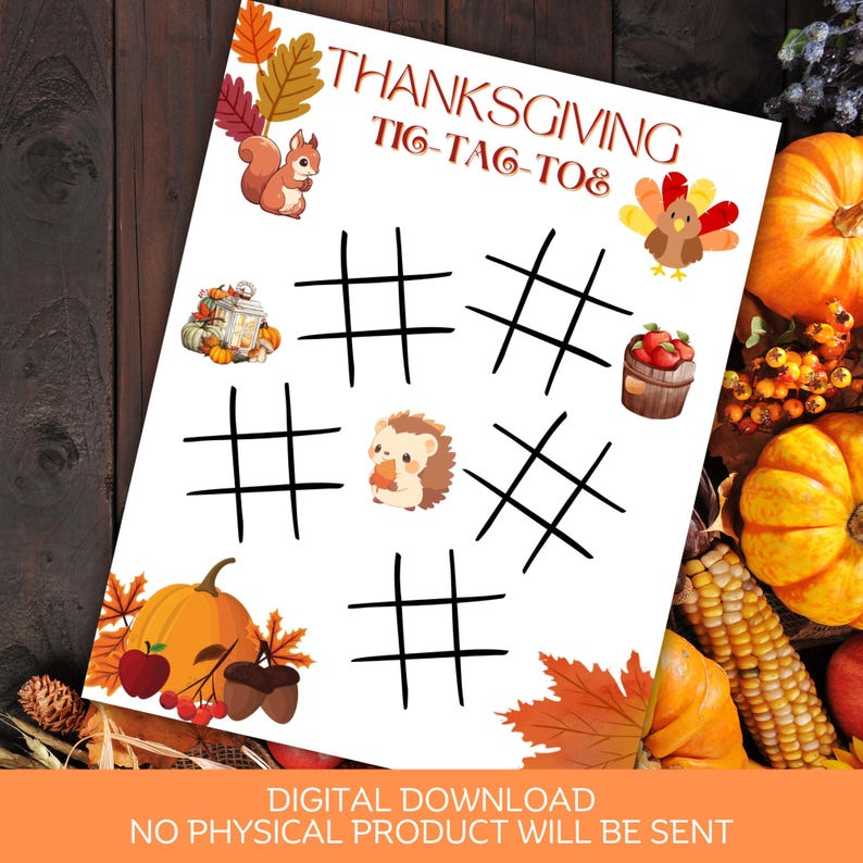 4 Pack Thanksgiving Game Bundle, Thanksgiving Printable, Digital ...