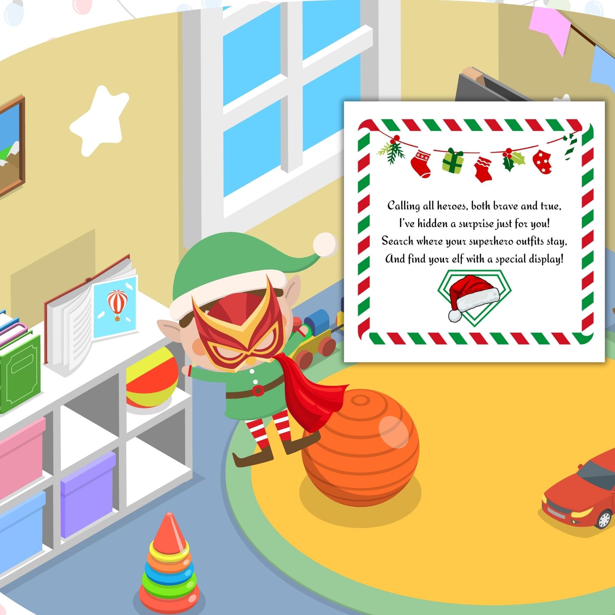 25 Christmas Elf Notes: Rhyming Activity, Editable Printable (digital ...