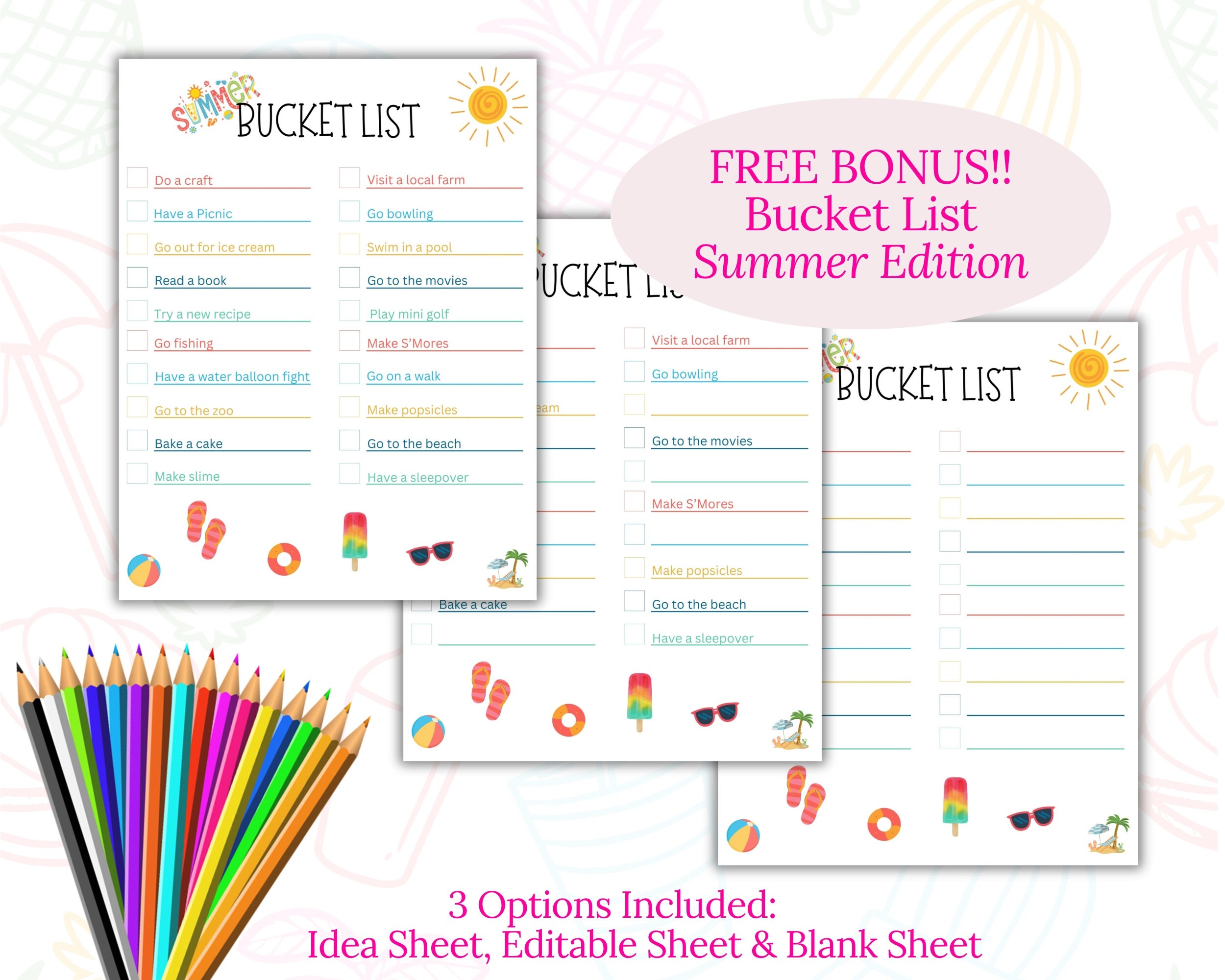 Summer Game Bundle Printable, Would You Rather, Word Scramble, Word ...