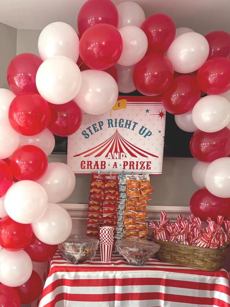 Carnival Prize Sign, Carnival Theme Party, Carnival Birthday, Happy ...