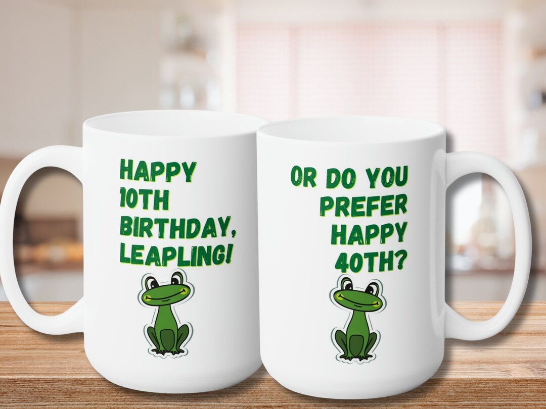 40th Birthday Gift, Happy Leap Year Birthday, Leap Year Gift, Leap Year ...