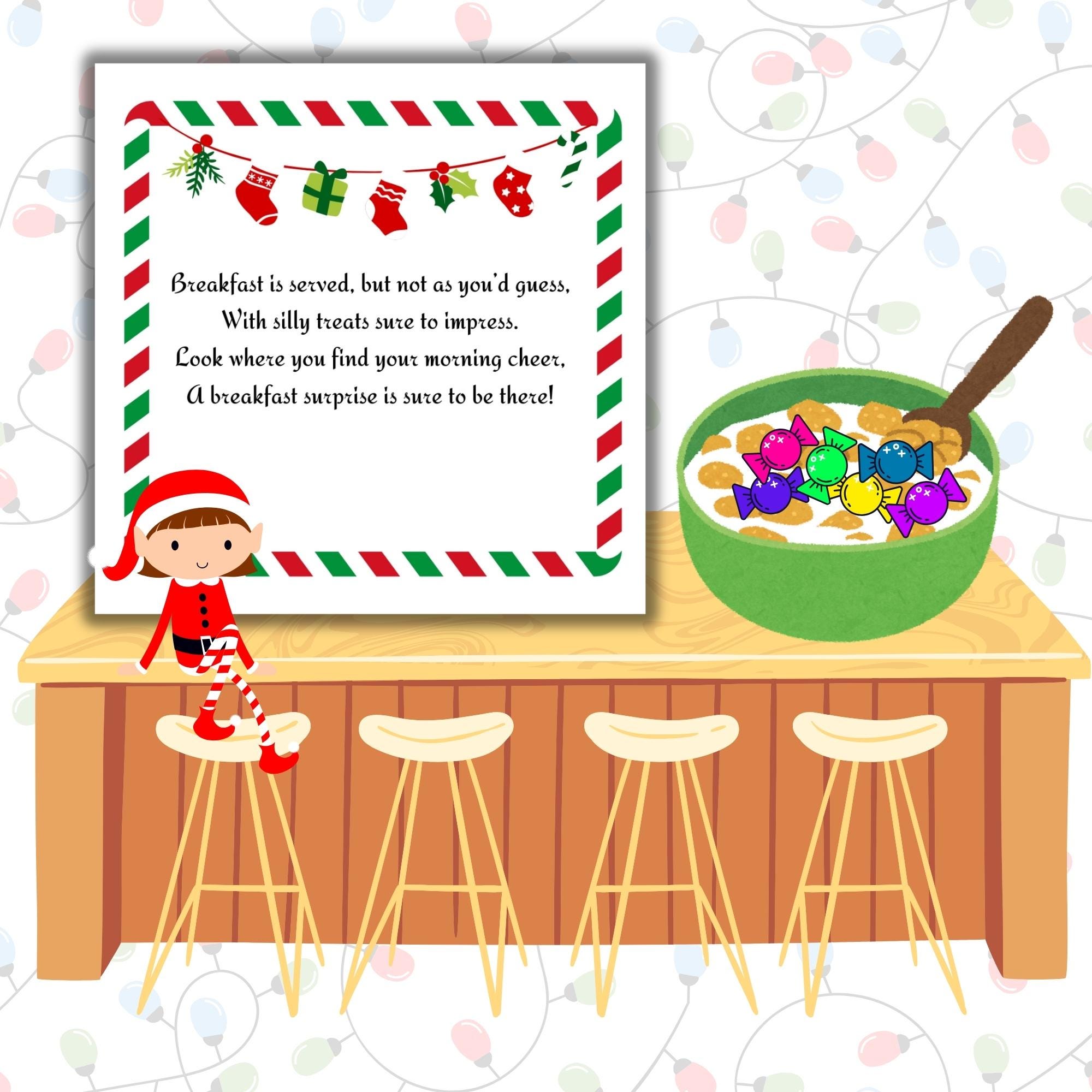 25 Christmas Notes From Elf, Elf Notes, Editable & Use as Is, Christmas ...