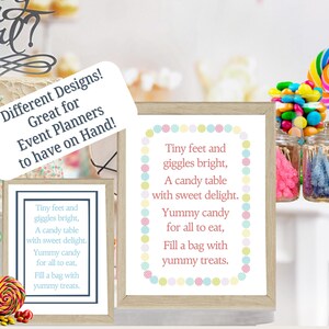 Candy Bar Table Decor, Baby Shower, New Baby, Candy Buffet, Sweet Treat ...