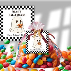 Editable Halloween Gift Tag, Printable Favor Tags (digital Download) - Etsy