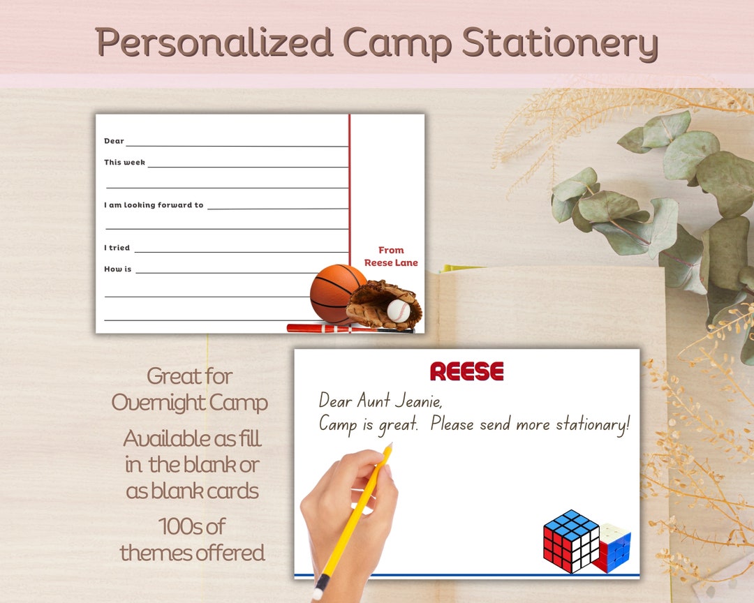 Summer Camp Notes, Summer Camp Letter, Camp Notes for Kids ...