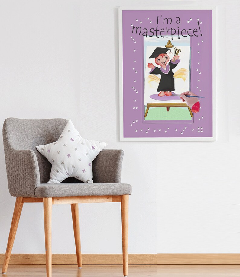 I Am a Masterpiece DIGITAL Education Affirmation for Kids - Etsy