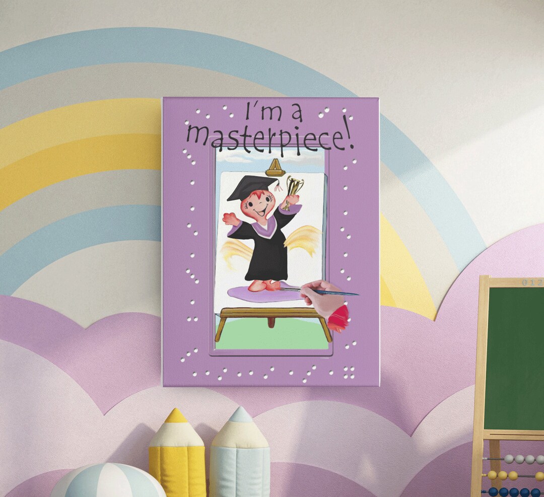 I Am a Masterpiece DIGITAL Education Affirmation for Kids Artful Poster ...