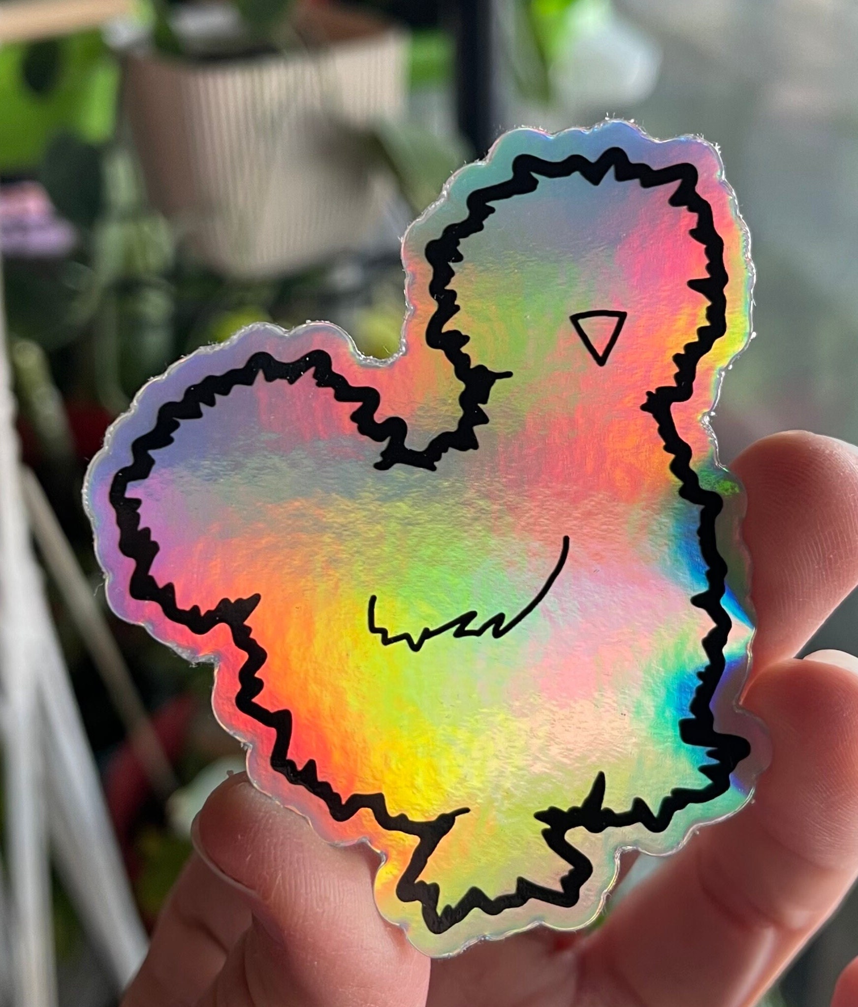 SILKIE 3 Hand-drawn Vinyl Sticker Doodle Art Water Resistant Water ...