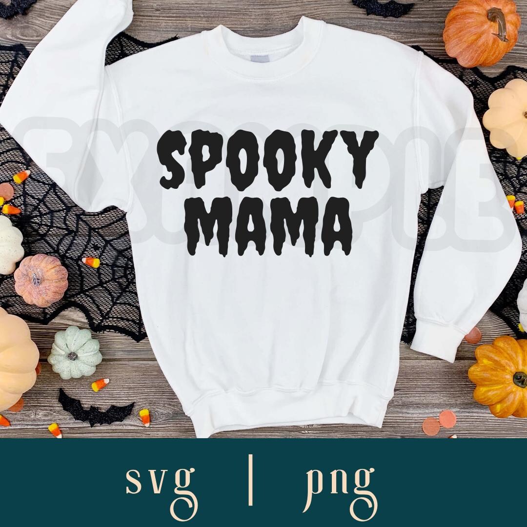 Spooky Mama SVG, PNG, Spooky Mom Svg, Halloween Mom Svg, Halloween Mama ...