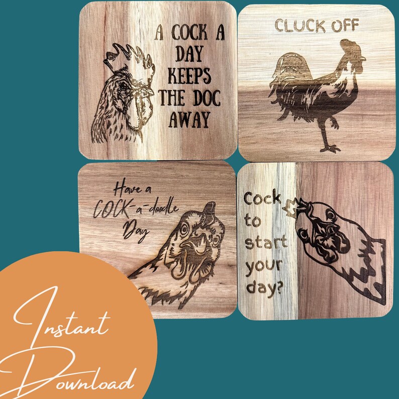 Rooster Svg Bundle, Funny Rooster Svg, Rooster Cut Files for Cricut ...