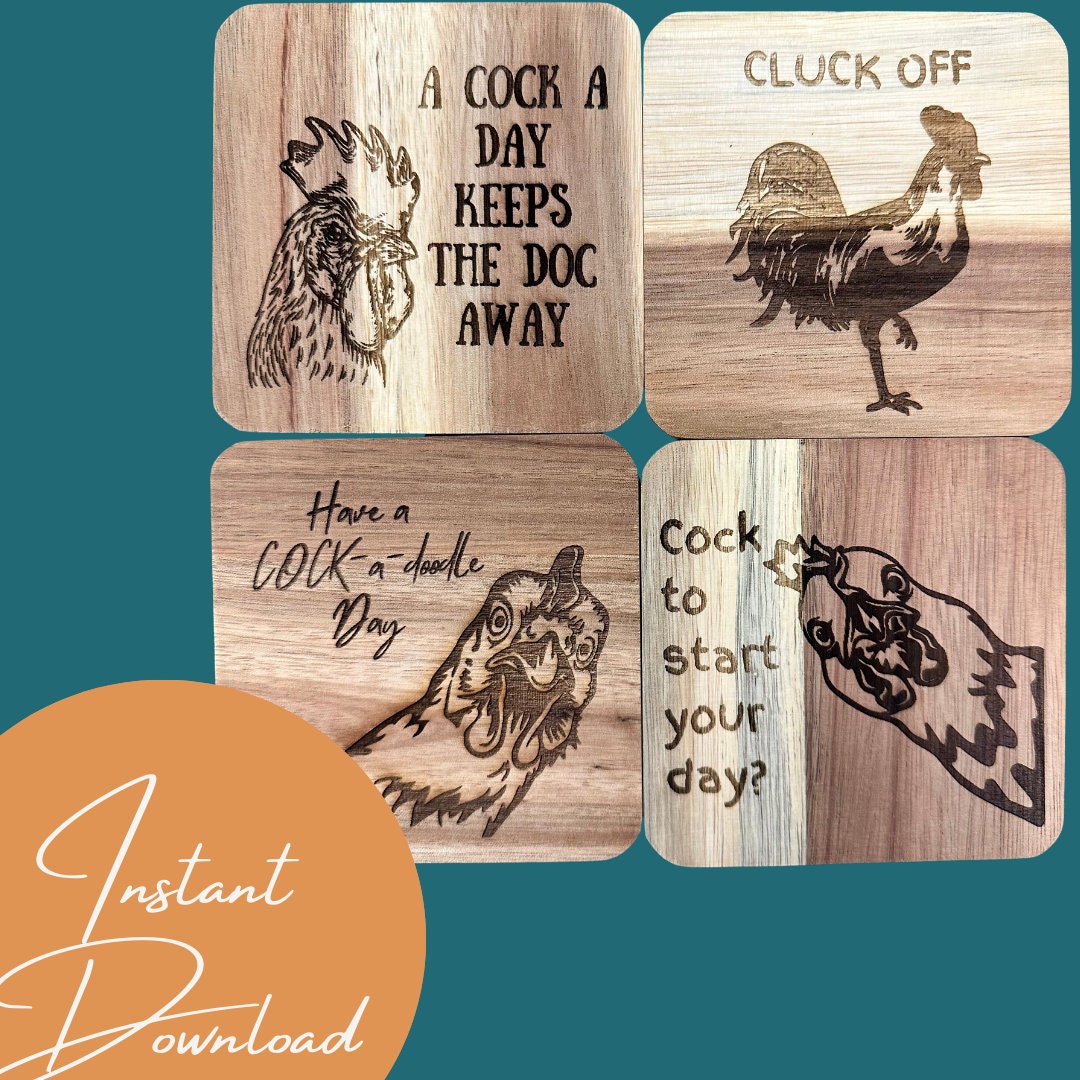 Rooster Svg Bundle, Funny Rooster Svg, Rooster Cut Files for Cricut ...