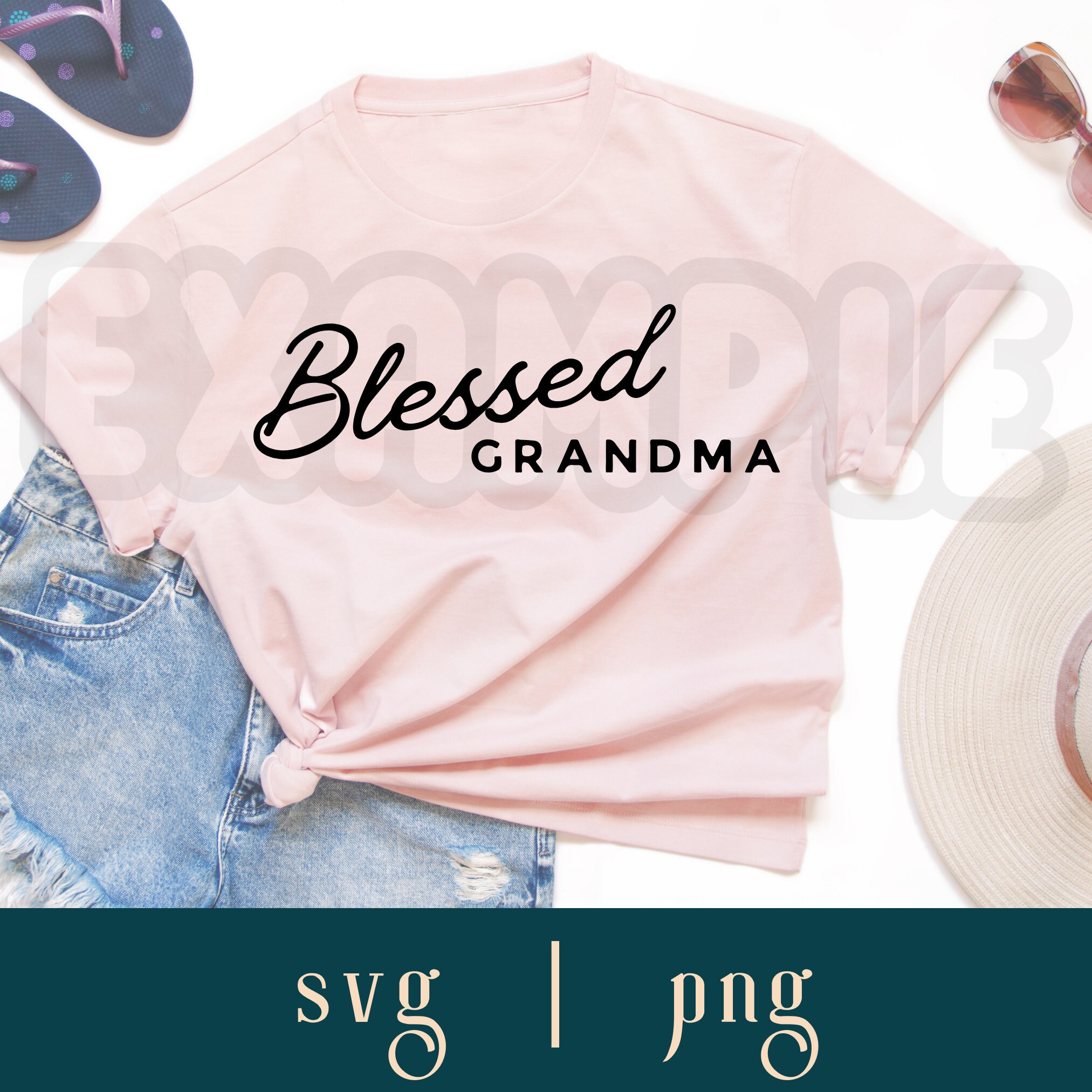 Blessed Grandma Png, Blessed Grandma Svg, Blessed Grandma, Grandma ...