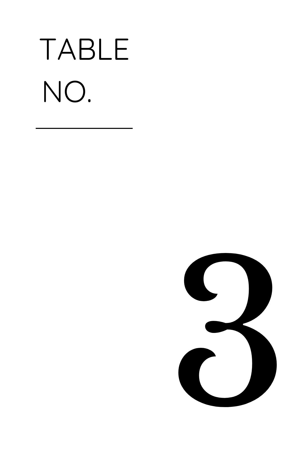 4x6 Table Number Cards for 30 Tables, Wedding Table Numbers, Wedding ...