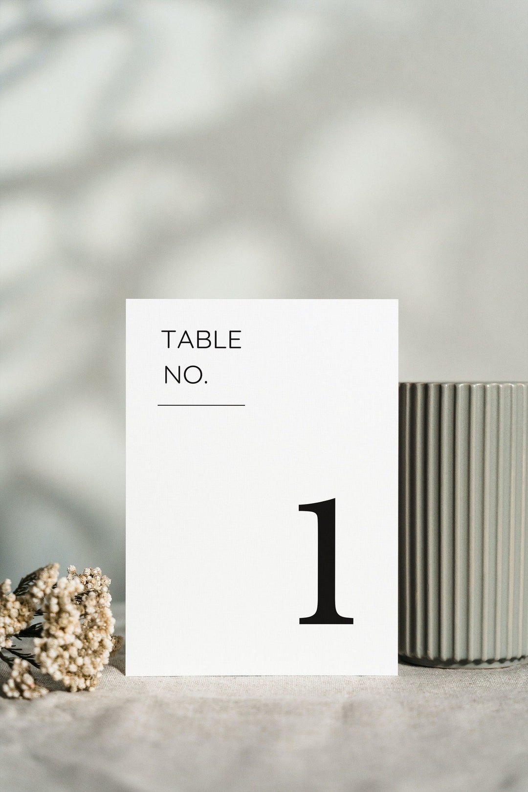 4x6 Table Number Cards for 30 Tables, Wedding Table Numbers, Wedding ...