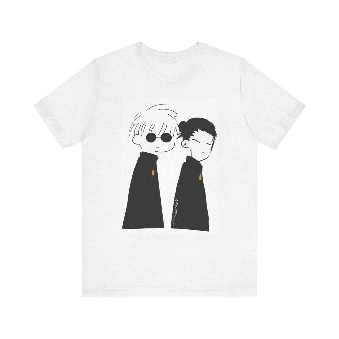 Adult Satoru Gojo and Suguru Geto Shirt 2, Anime Shirt, Gojo Shirt, Jjk ...