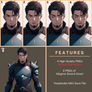 Male Pngtuber, Business, Knight 2, PNG Tuber, Streaming, Twitch ...