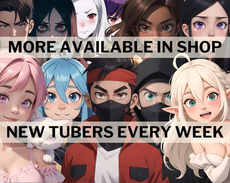 Pngtuber Cute Catboy With 1 Expression Veadotube Ready PNG Tuber Ideal ...