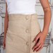 Linen Pencil Skirt, Linen Midi Skirt, Linen Work Skirt, High Waisted ...