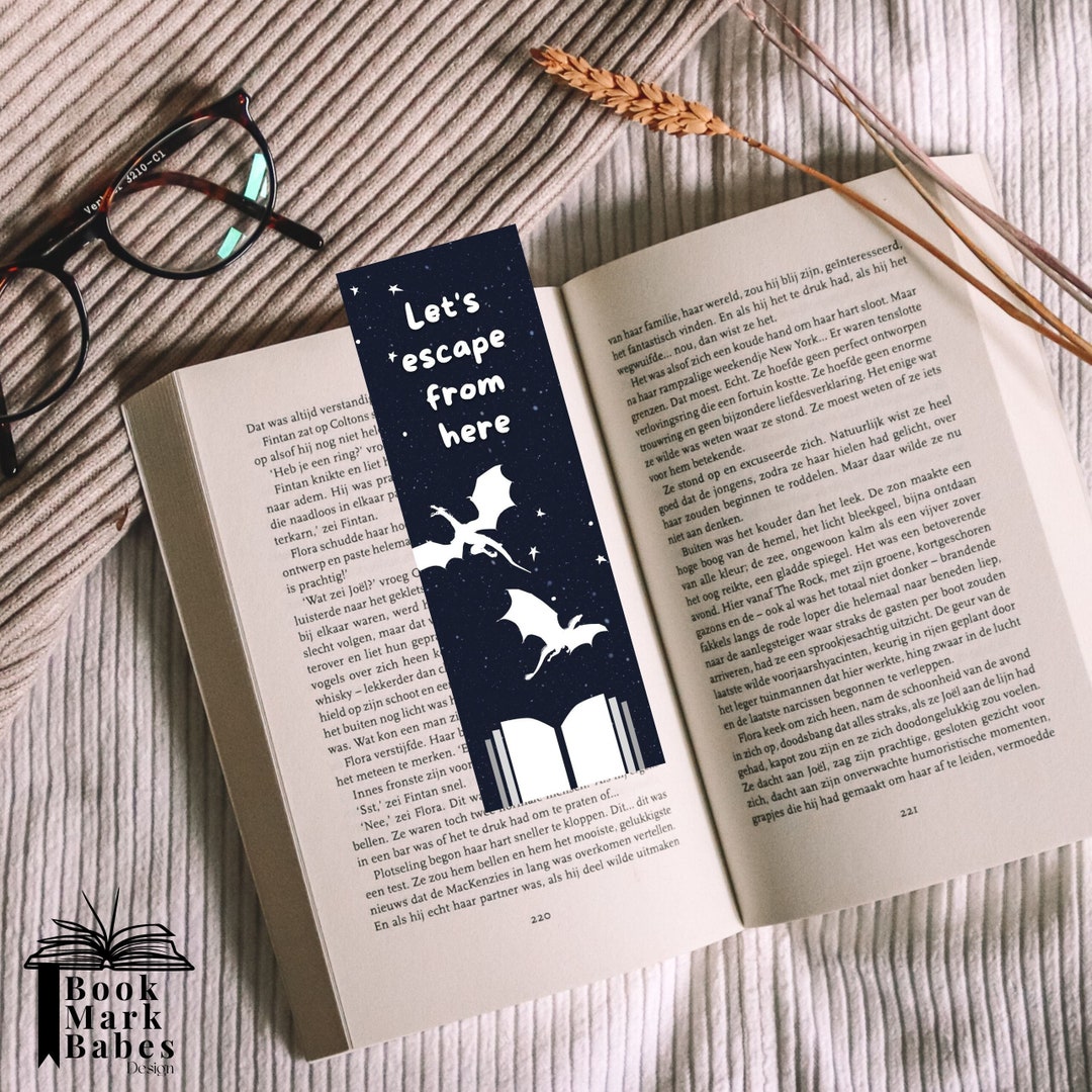 Printable Bookmark for Fantasy Lovers, Dragon Trainers and Book Worms ...