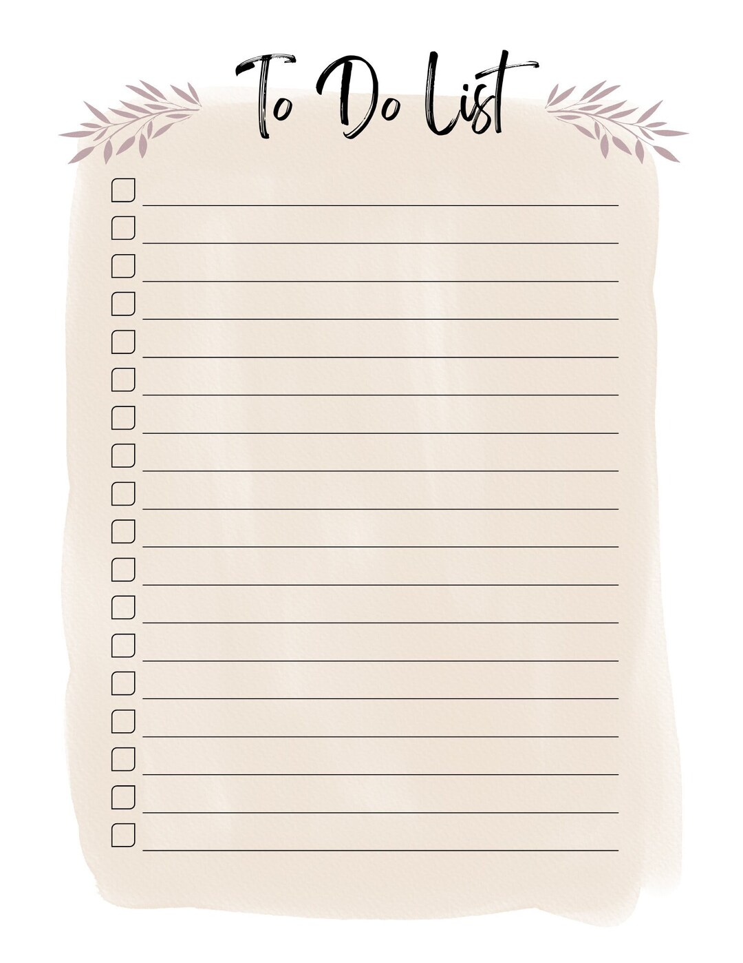 To Do List - Etsy