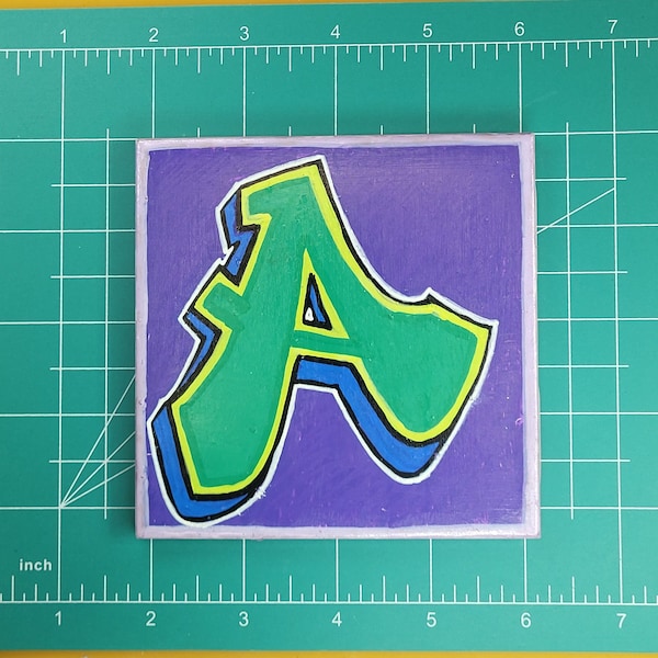 Graffiti Letter A - Etsy