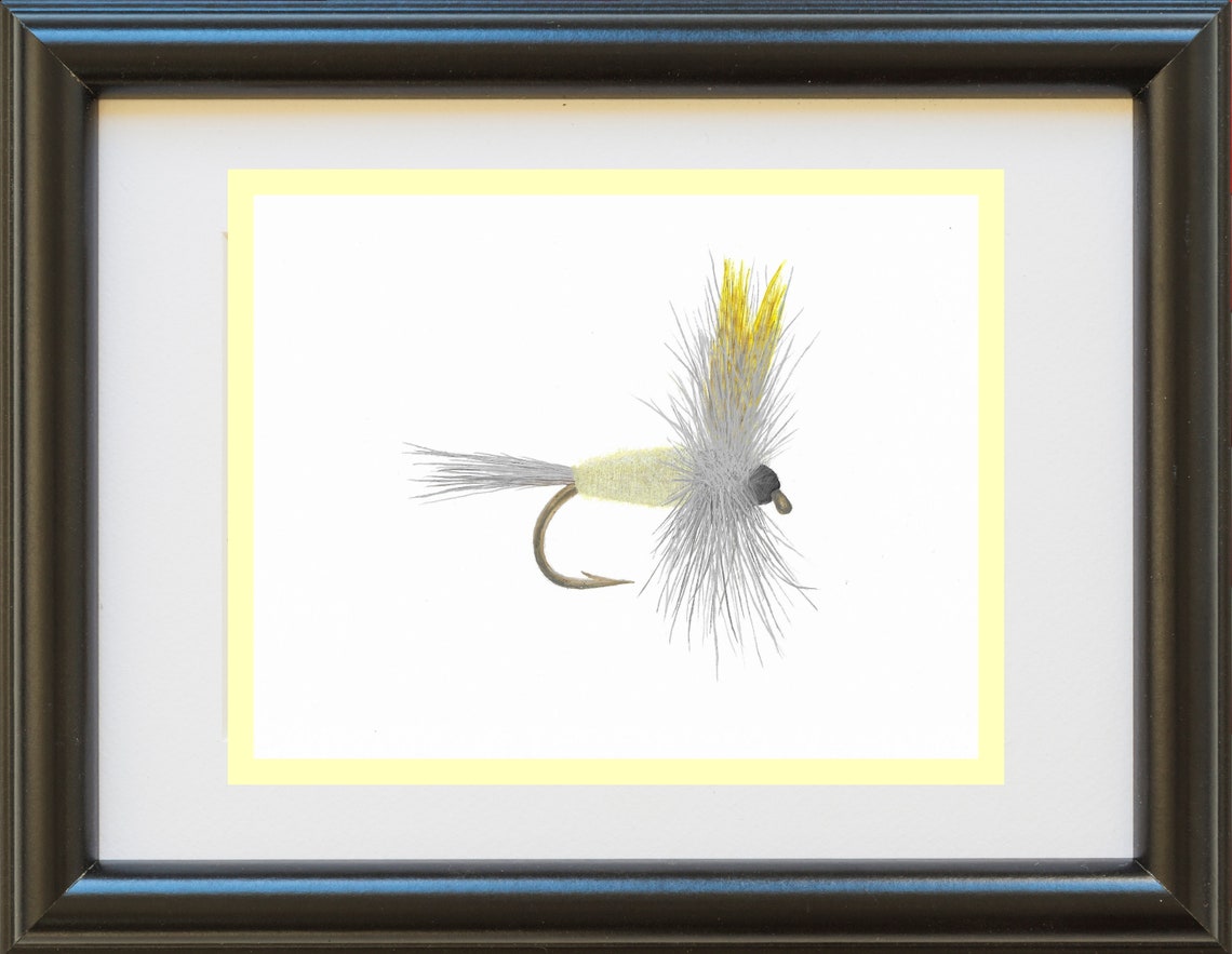 Printable Art, Fishing Wall Art, Light Hendrickson, Mayfly, Fishing, Printable Wall Art, Digital ...