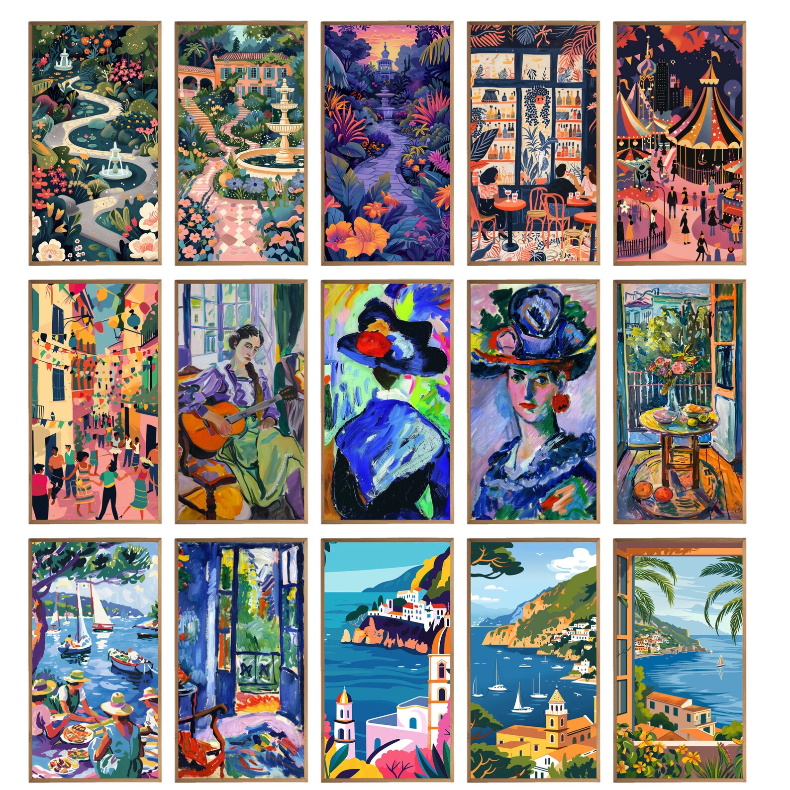 Henri Matisse Wallart Print, Gallery Bundle Set of 15 Digital Download ...