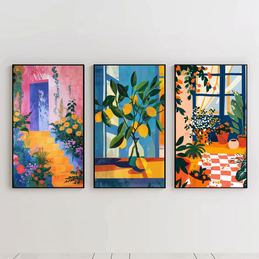 Henri Matisse Digital Print Set of 3, Printable Exhibition Poster ...