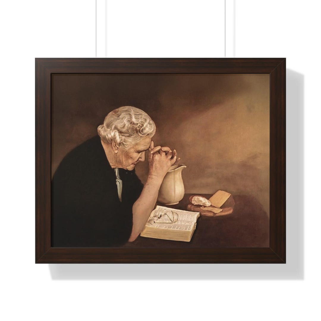 Gratitude by Eric Enstrom - Classic Art Print Beautifully Framed - Etsy