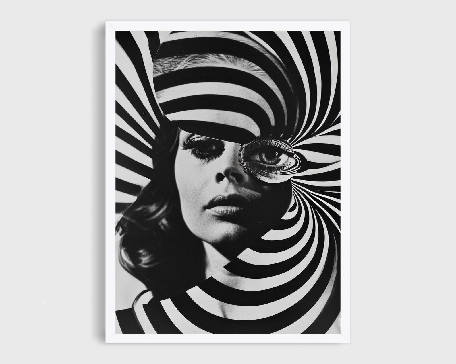 Vertigo Woman - Portrait. Unique Quality Wall Art, Digital Download - Etsy