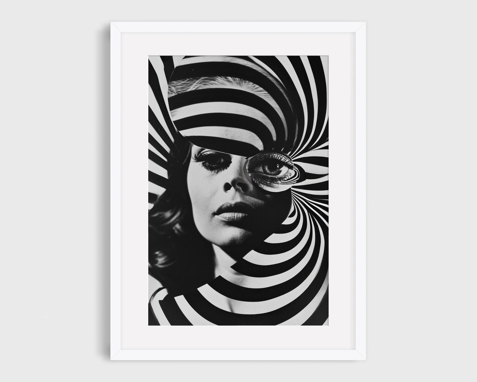 Vertigo Woman - Portrait. Unique Quality Wall Art, Digital Download - Etsy