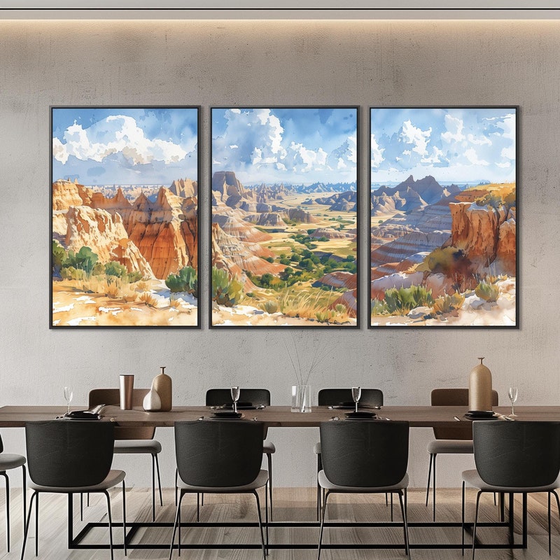 Triptych Canvas - Etsy