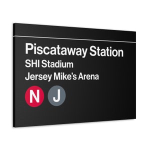 Rutgers University Piscataway, New Jersey Subway-style Stadium Sign ...