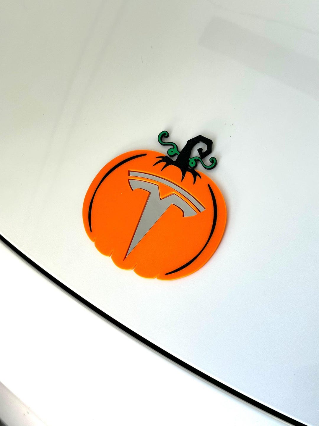 Halloween Pumpkin Spice Overlay for Tesla - Etsy