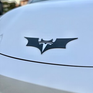 Bat Wings Overlay for Tesla Emblem, Reusable - Etsy