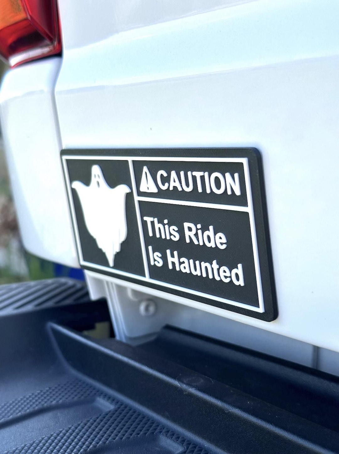 Spooky Warning Label, Reusable Emblem! - Etsy