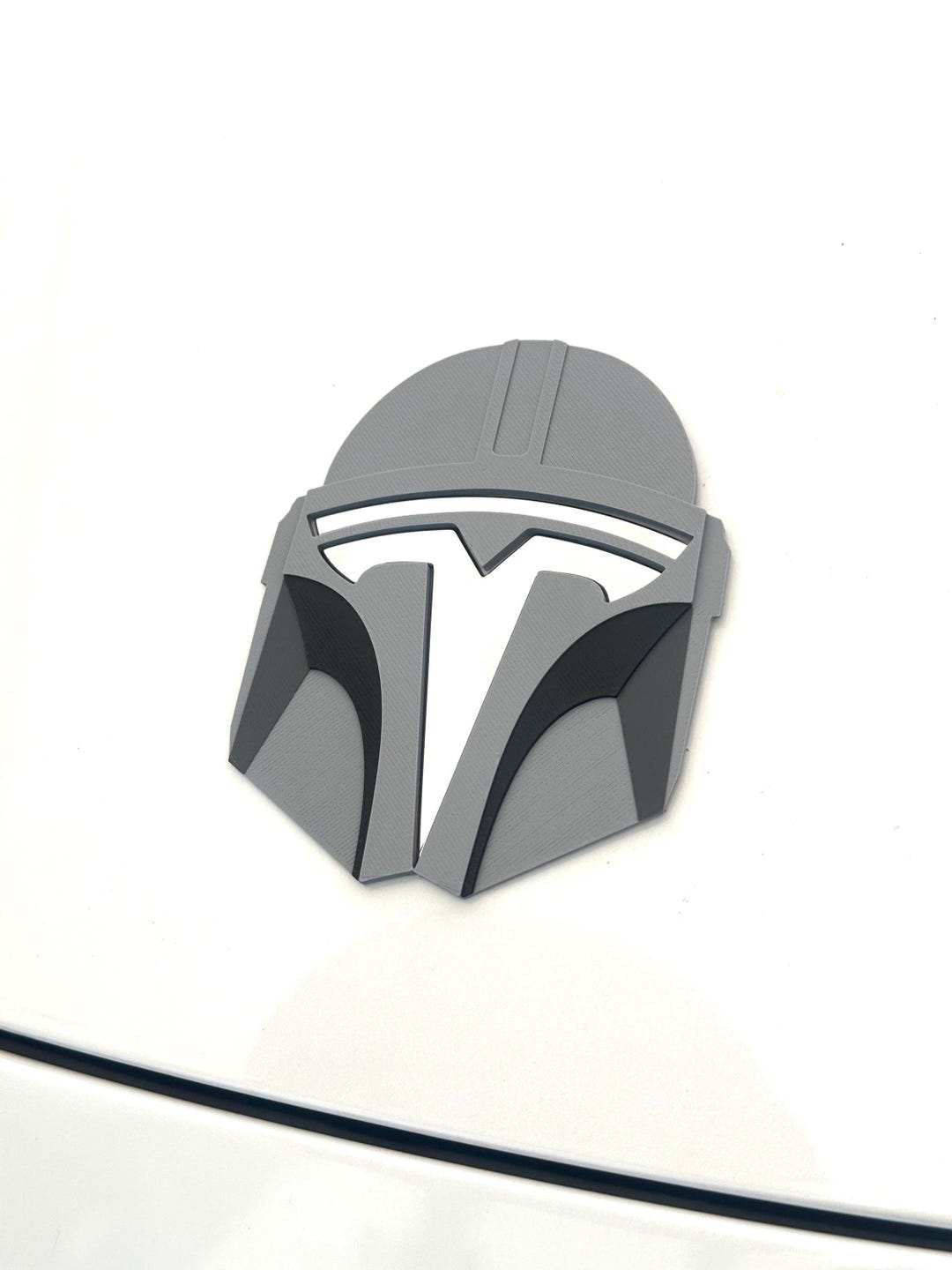 Helmet Mando Overlay for Tesla Emblem - Etsy