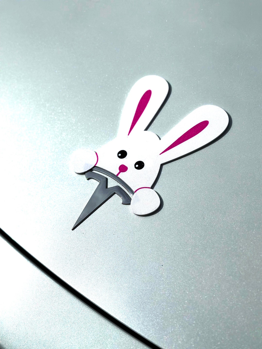 Easter Bunny for Tesla Emblem (personalizable) - Etsy