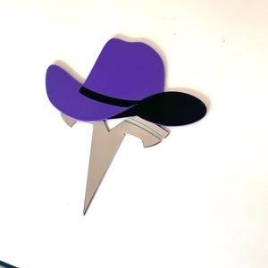 Cowgirl or Cowboy Hat Overlay for Tesla Frunk Emblem, Reusable - Etsy