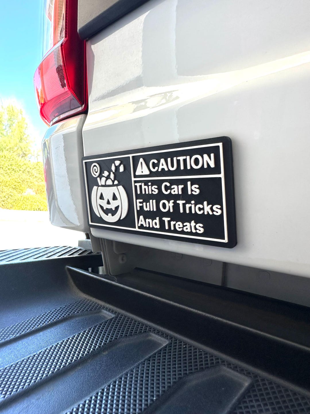 Spooky Warning Label, Reusable Emblem! - Etsy
