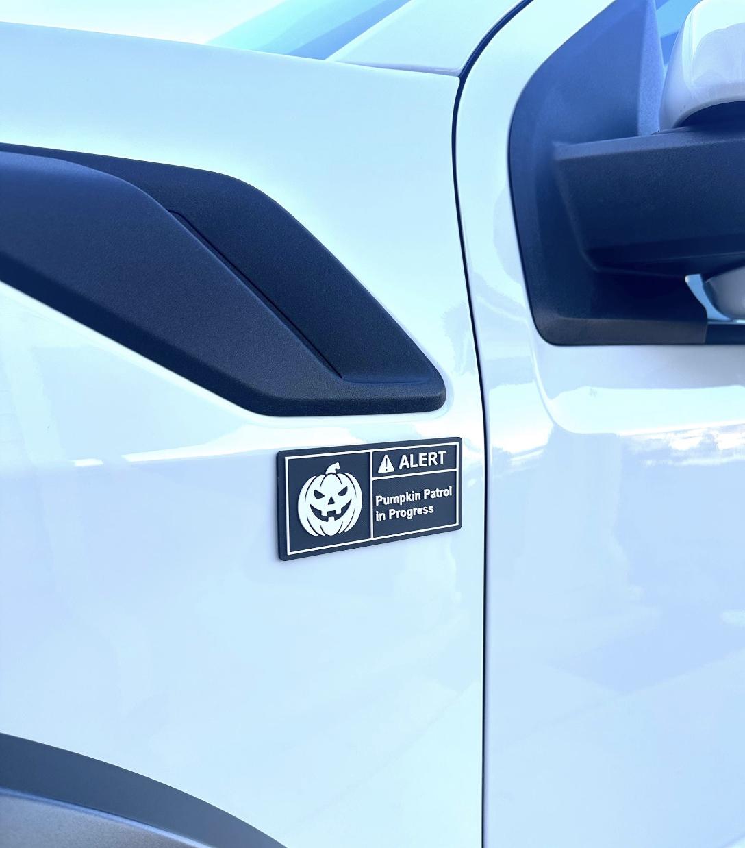 Spooky Warning Label, Reusable Emblem! - Etsy
