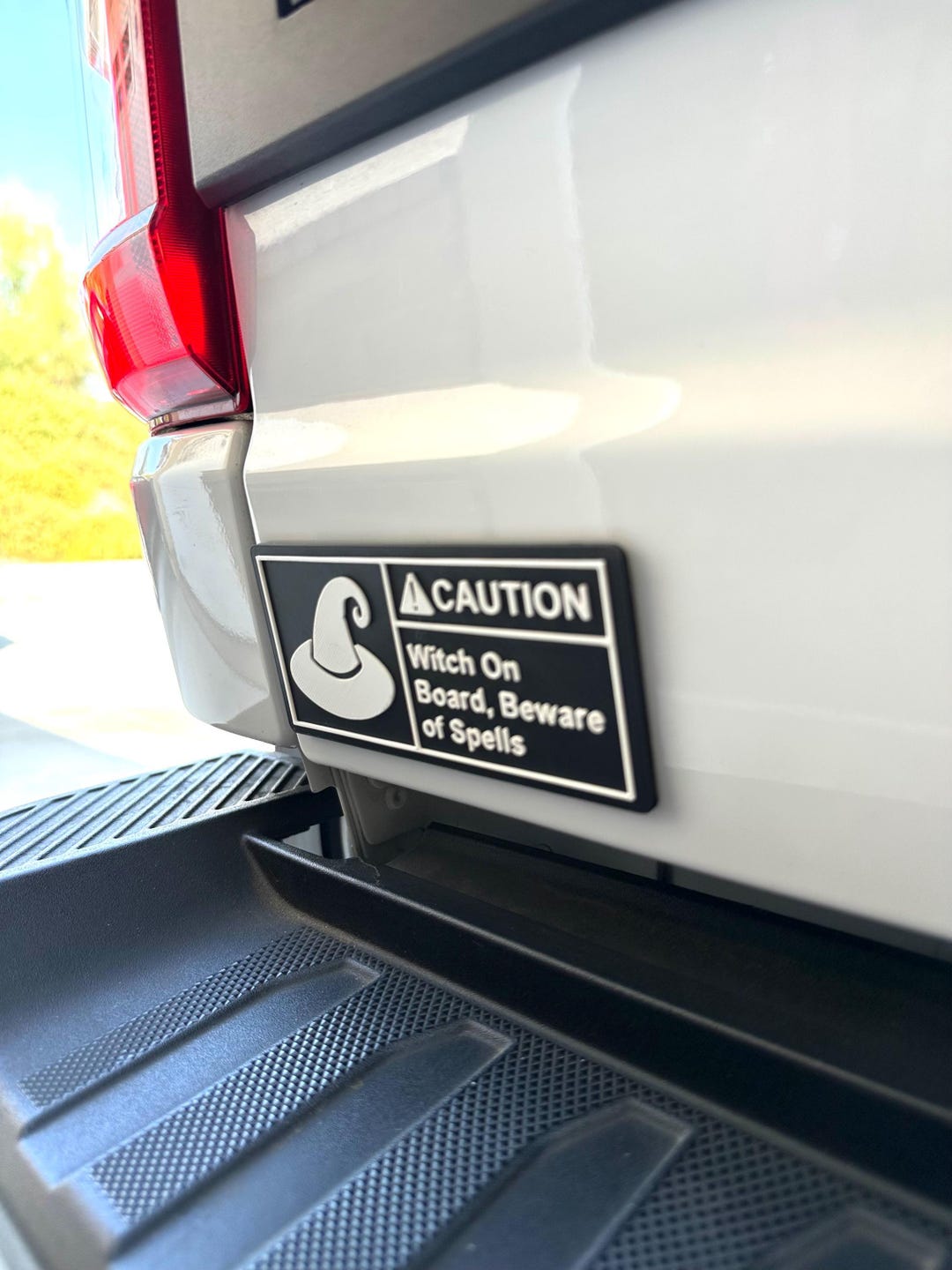 Spooky Warning Label, Reusable Emblem! - Etsy